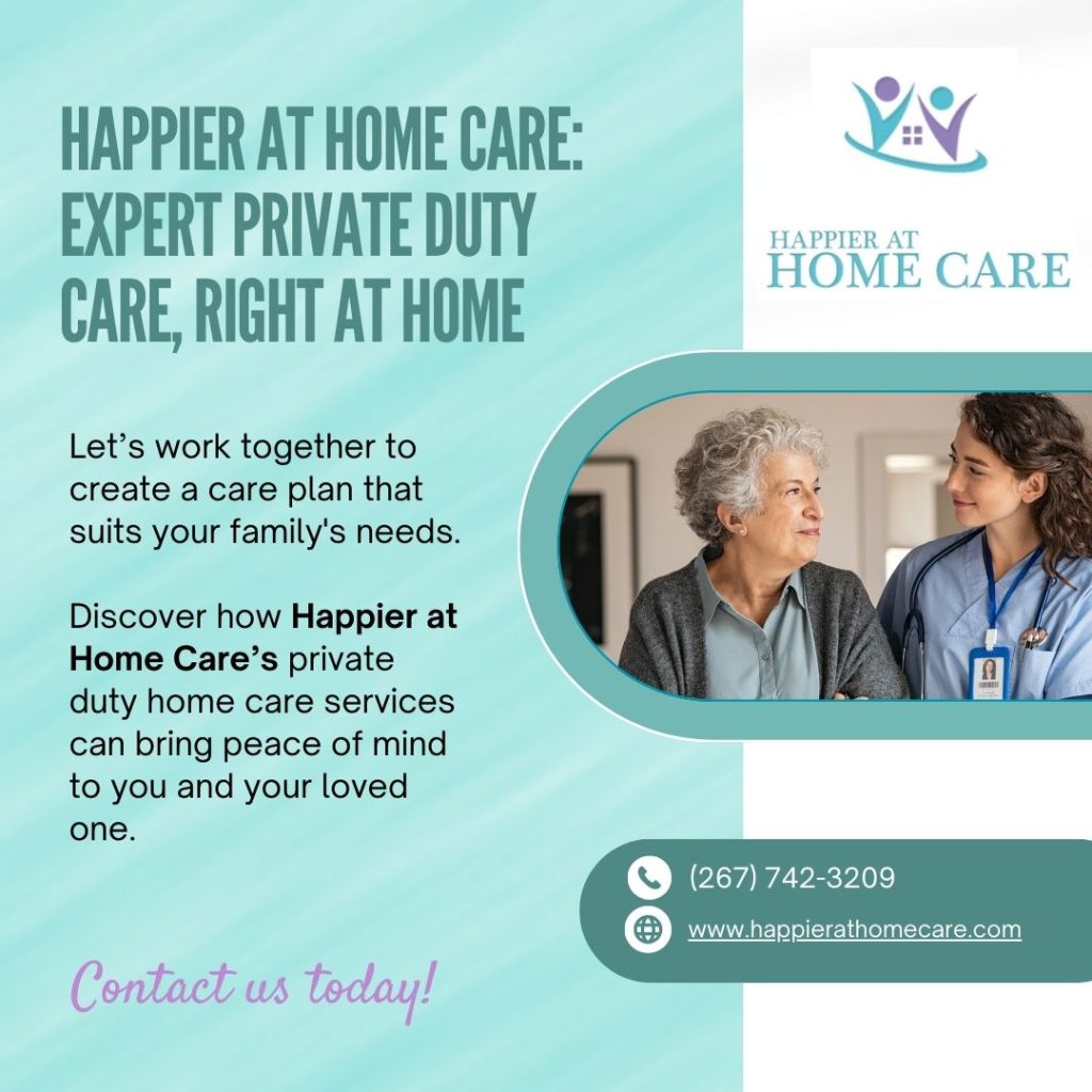 Private Duty Home Care Services in Bucks County, PA | Happier at Home Care